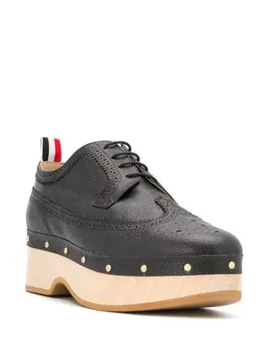 Thom Browne Pebbled Brogue Clogs