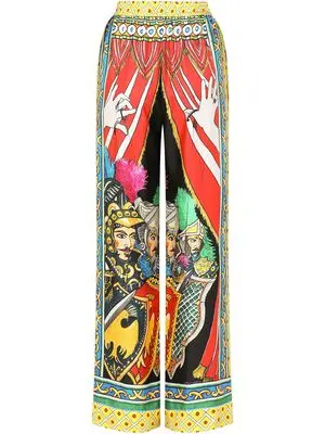 Dolce & Gabbana Carretto-print Pajama Bottoms - Red