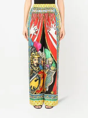 Dolce & Gabbana Carretto-print Pajama Bottoms