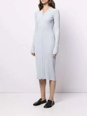 Proenza Schouler White Label Ribbed Knitted Cardigan Dress
