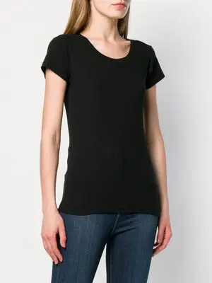 L'Agence Slim Fit T-shirt - Black