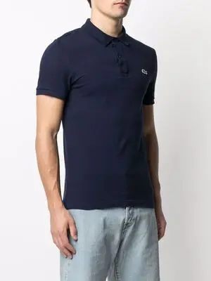 Lacoste Logo-embroidered Polo Shirt - Blue