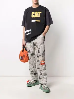 Heron Preston X Caterpillar Logo-print T-shirt
