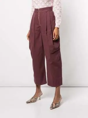 Rachel Comey Bandini Cropped Wide-leg Trousers