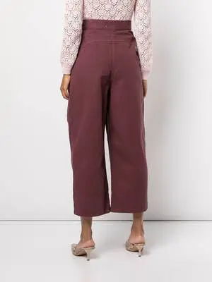 Rachel Comey Bandini Cropped Wide-leg Trousers