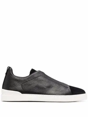 Ermenegildo Zegna Triple Stitch Laceless Sneakers