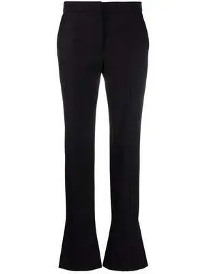Alexander McQueen Ankle-slit Cigarette Trousers