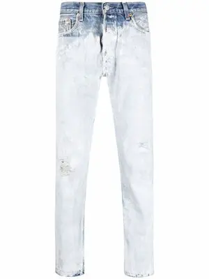 GALLERY DEPT. Mid-rise Bleached Jeans