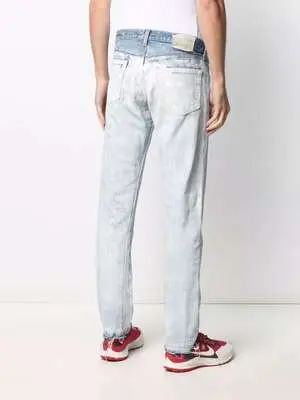 GALLERY DEPT. Mid-rise Bleached Jeans