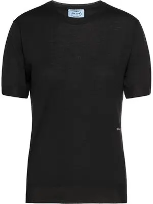 Prada Logo-embroidered Wool Jumper