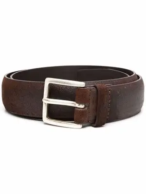 ORTIGNI Square-buckle Belt - Brown