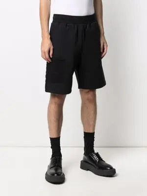 A-COLD-WALL* Logo-embroidered Cotton Shorts - Black