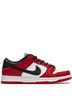 Nike Sb Dunk Low Pro Sneakers - Red