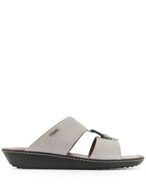 TOD'S Buckled Cut-out Sandals - Grey
