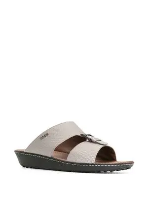 TOD'S Buckled Cut-out Sandals - Grey