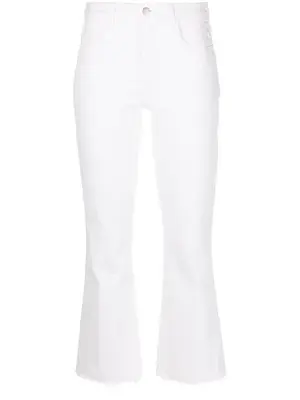 L'Agence High-waisted Cropped Flare Jeans