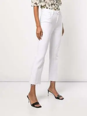 L'Agence High-waisted Cropped Flare Jeans