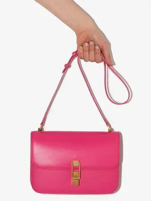 Saint Laurent Carré Leather Shoulder Bag