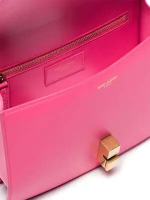 Saint Laurent Carré Leather Shoulder Bag