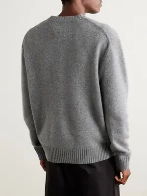 FRAME Cashmere Crewneck Sweater - Gray