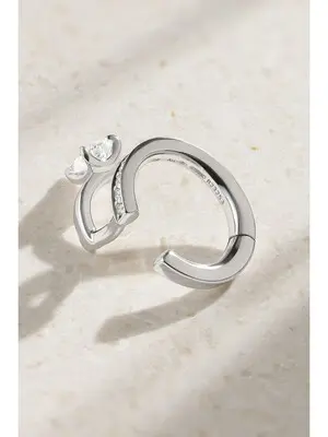 REPOSSI Serti Sur Vide 18-karat Diamond Ear Cuff