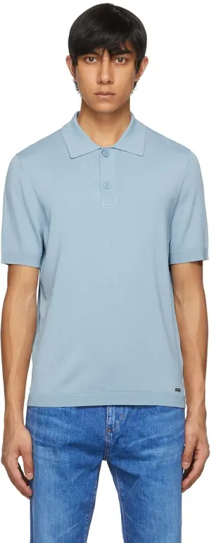 Hugo Hugo Navy San Sebastiano Polo - 428 Medium Blue