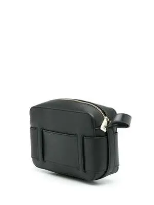 Armani Exchange Logo-plaque Crossbody Bag - Black