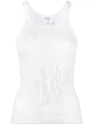 RE/DONE Ribbed Tank Top - White