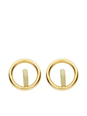 Charlotte Chesnais Saturn Blow Earrings - Gold