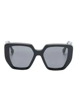 Gucci Double G Oversized Sunglasses - Black