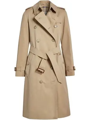 Burberry Kensington Heritage Long Trench Coat - Brown