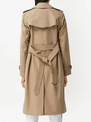 Burberry Kensington Heritage Long Trench Coat - Brown