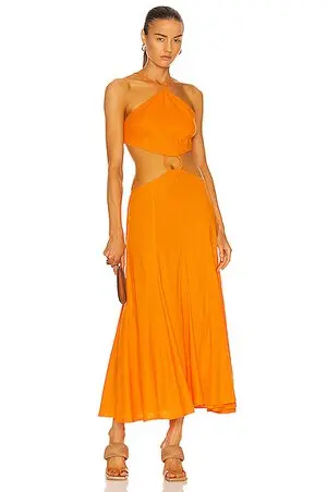 Cult Gaia Nadeesha Dress In Orange