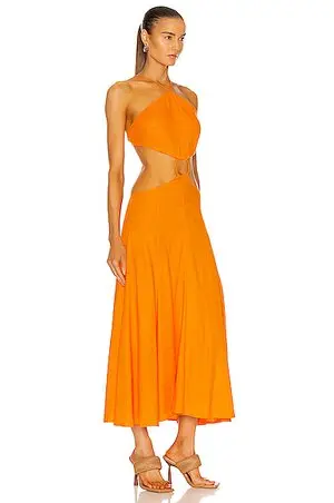 Cult Gaia Nadeesha Dress In Orange