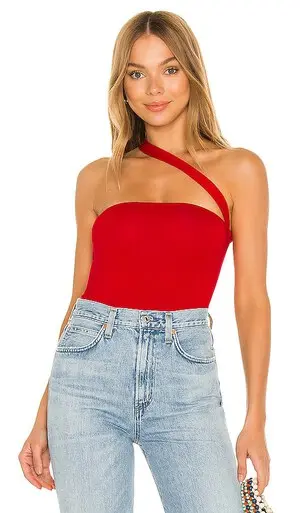 Superdown Rony Asymmetrical Bodysuit