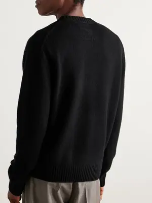 FRAME Cashmere Crewneck Sweater - Black