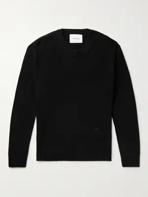 FRAME Cashmere Crewneck Sweater - Black