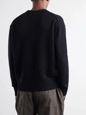FRAME Cashmere Crewneck Sweater - Black