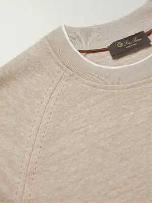 Loro Piana Drysdale Linen-blend Jersey Sweatshirt