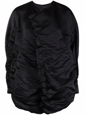 Comme Des Garçons Oversize Crease-effect Jacket
