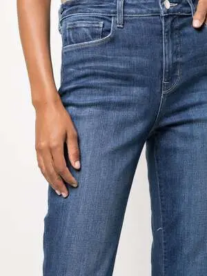 L'Agence Kendra Cropped Flare Jeans