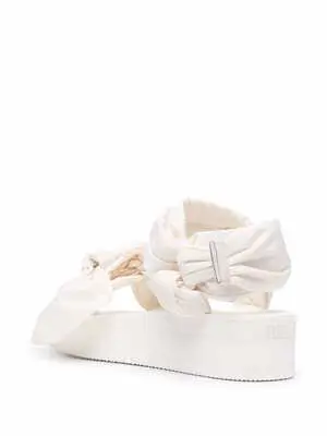 Red Valentino Bow-detail Flatform Sandals