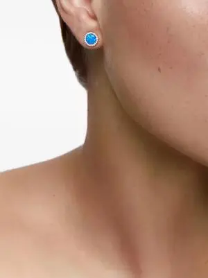 Mateo 14k Yellow Diamond And Opal Stud Earrings - Gold