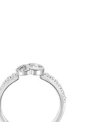COURBET 18kt Recycled White Gold Laboratory-grown Diamond Ring - Silver