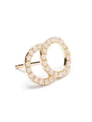 COURBET 18kt Recycled Yellow Celeste Diamond Stud Earrings - Gold