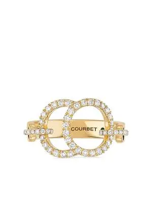 COURBET 18kt Recycled Yellow Celeste Laboratory-grown Diamond Ring - Gold