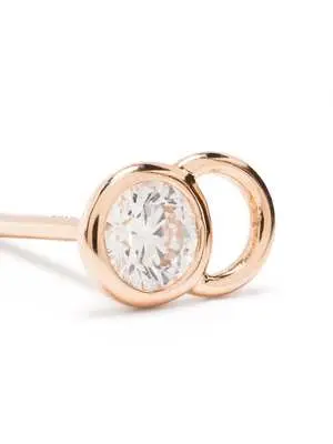 COURBET 18kt Recycled Rose Gold Laboratory-grown Diamond Stud Earring - Pink