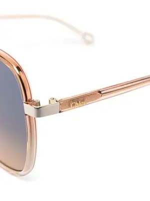 Chloé Franky Square Frame Sunglasses