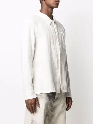 Our Legacy Long-sleeved Linen Shirt