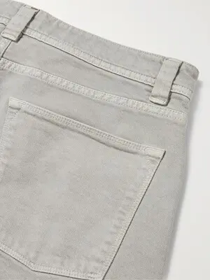 Loro Piana Slim-fit Stretch-denim Jeans - Gray